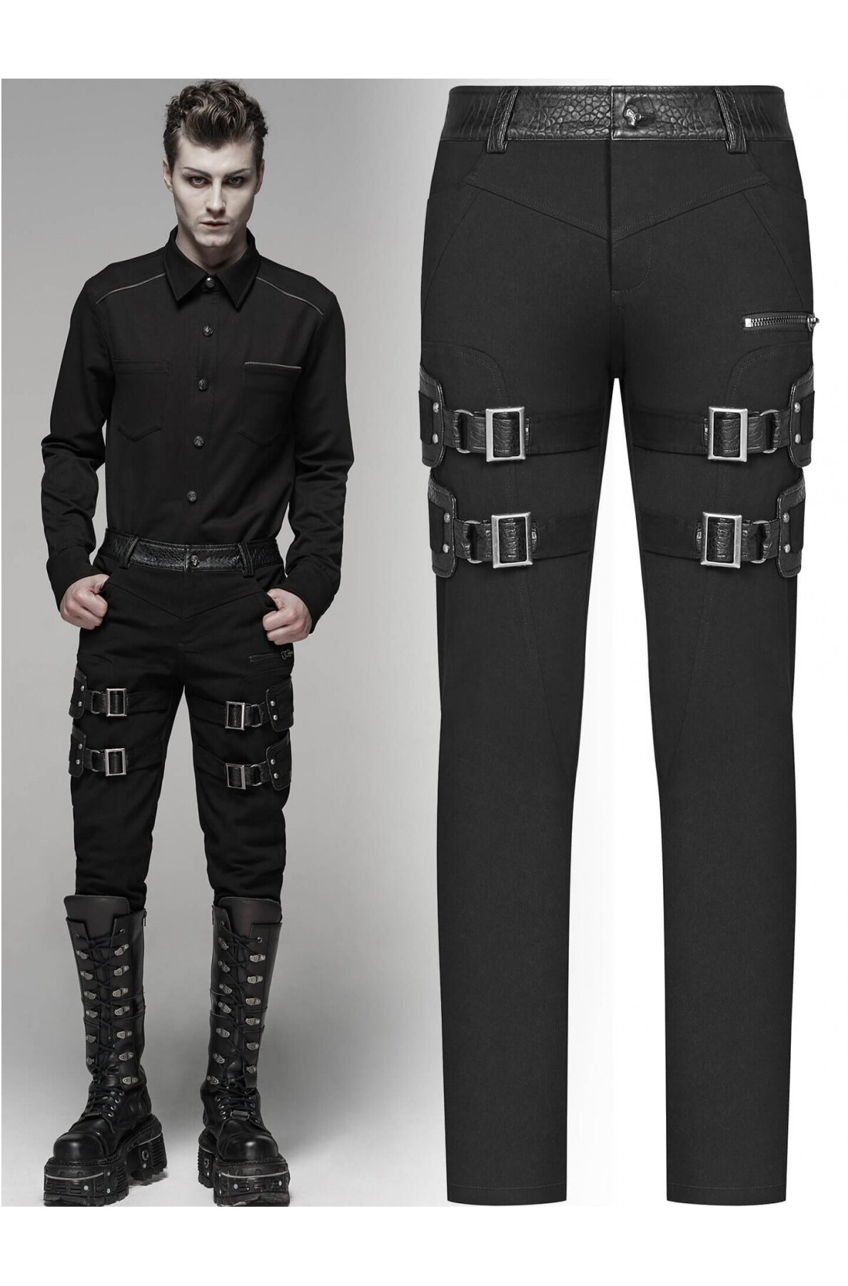 Punk Rave Orkus Trousers - Nyctophilia Gothic Shop Hamburg