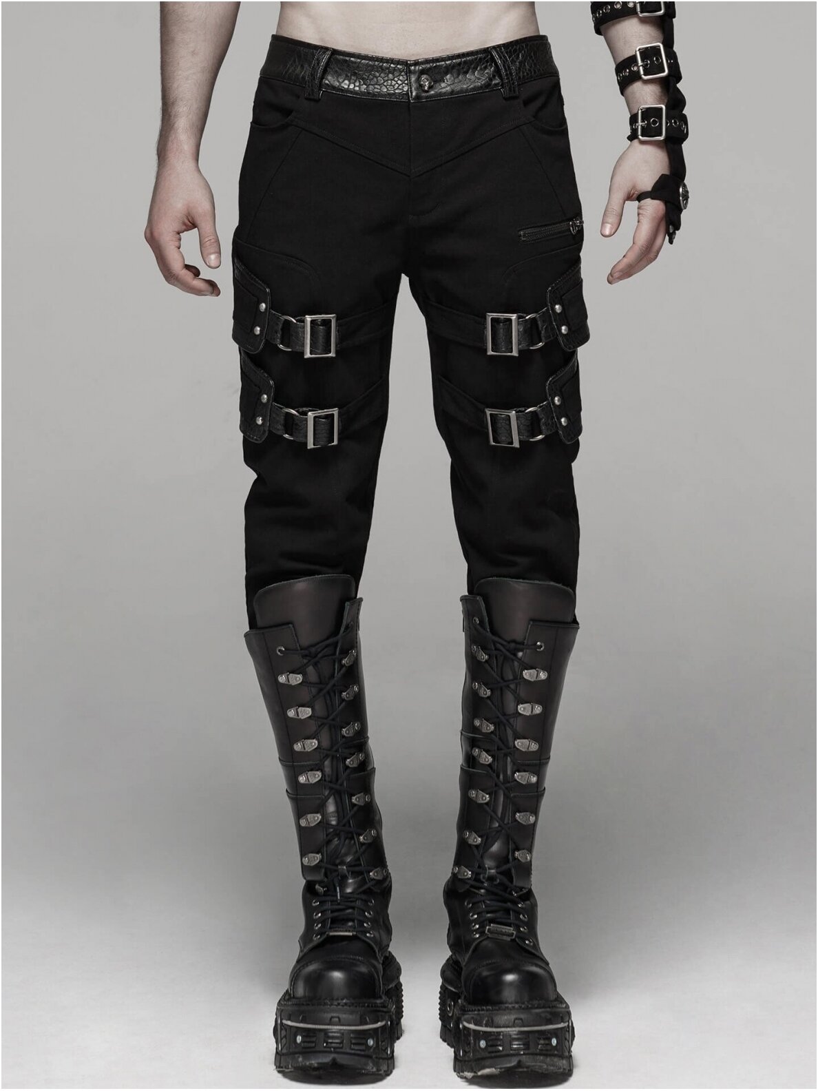 Punk Rave Orkus Trousers - Nyctophilia Gothic Shop Hamburg