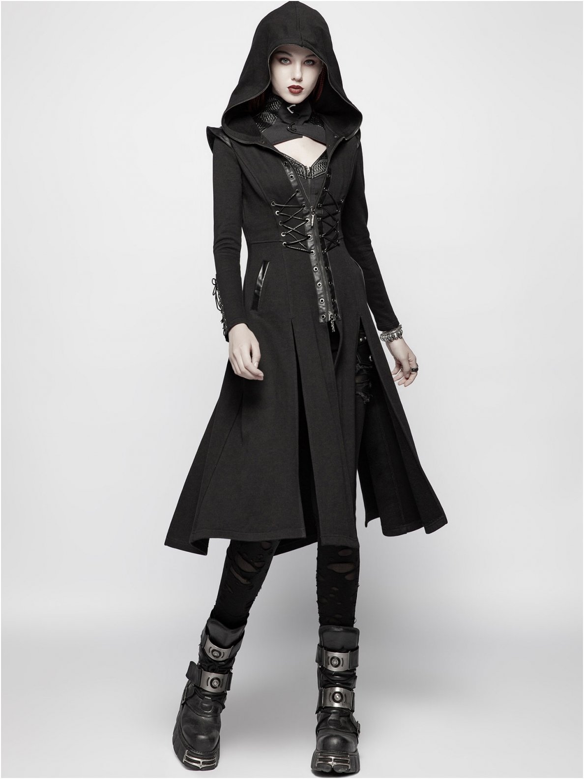 Punk Rave Alien Nation Coat - Nyctophilia Gothic Shop Hamburg