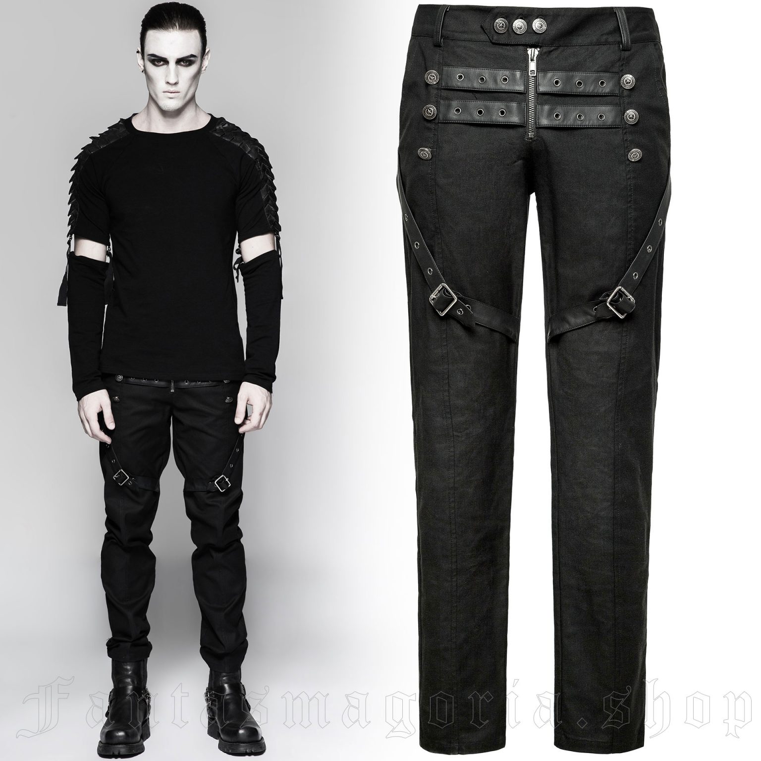 Punk Rave Aries Trousers - Nyctophilia Gothic Shop Hamburg