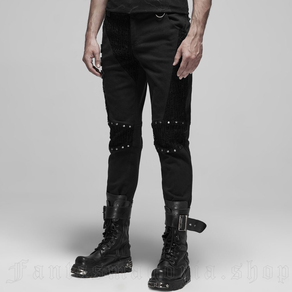 Punk Rave Terminator Trousers - Nyctophilia Gothic Shop Hamburg