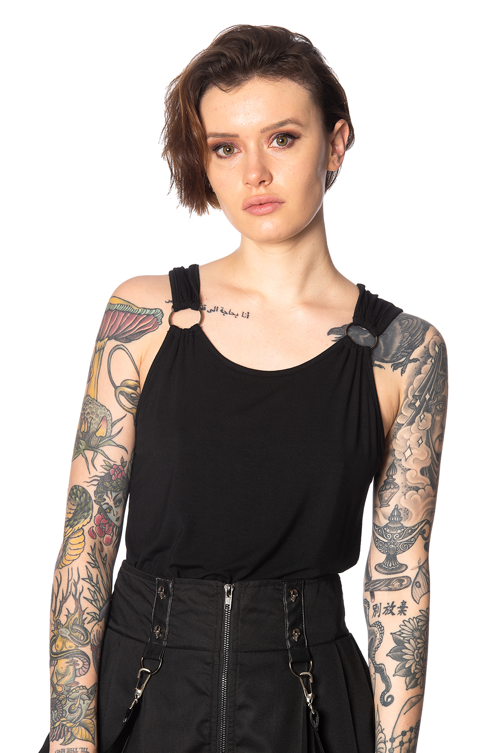 Banned O-Ring Top - Nyctophilia Gothic Shop Hamburg