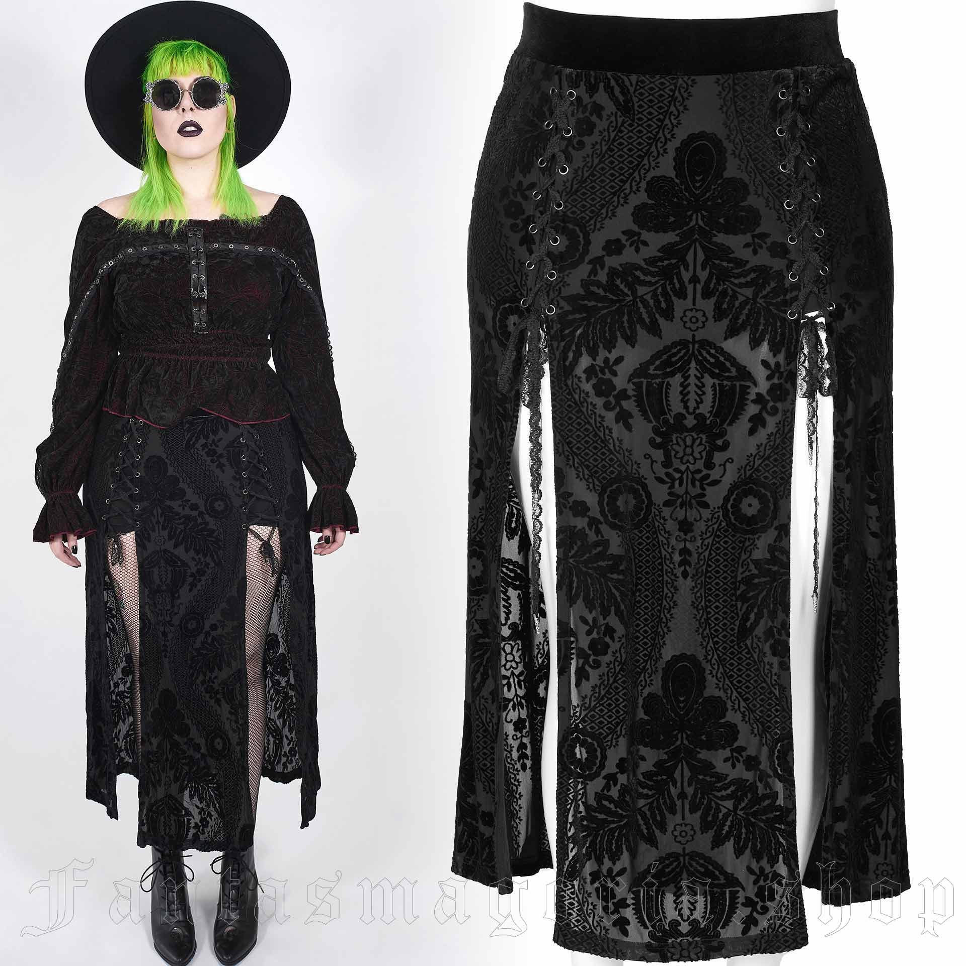 Punk Rave Nostalgia Skirt - Nyctophilia Gothic Shop Hamburg