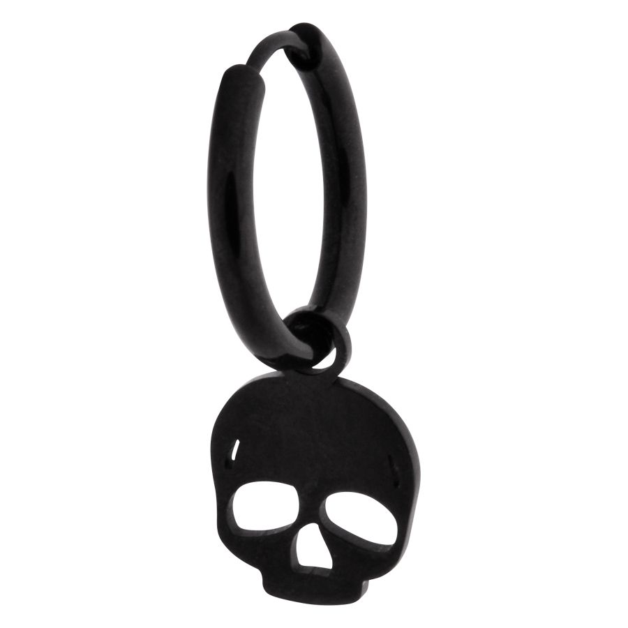 Wildcat Little Skull Hoops (Paar) - Nyctophilia Gothic Shop Hamburg