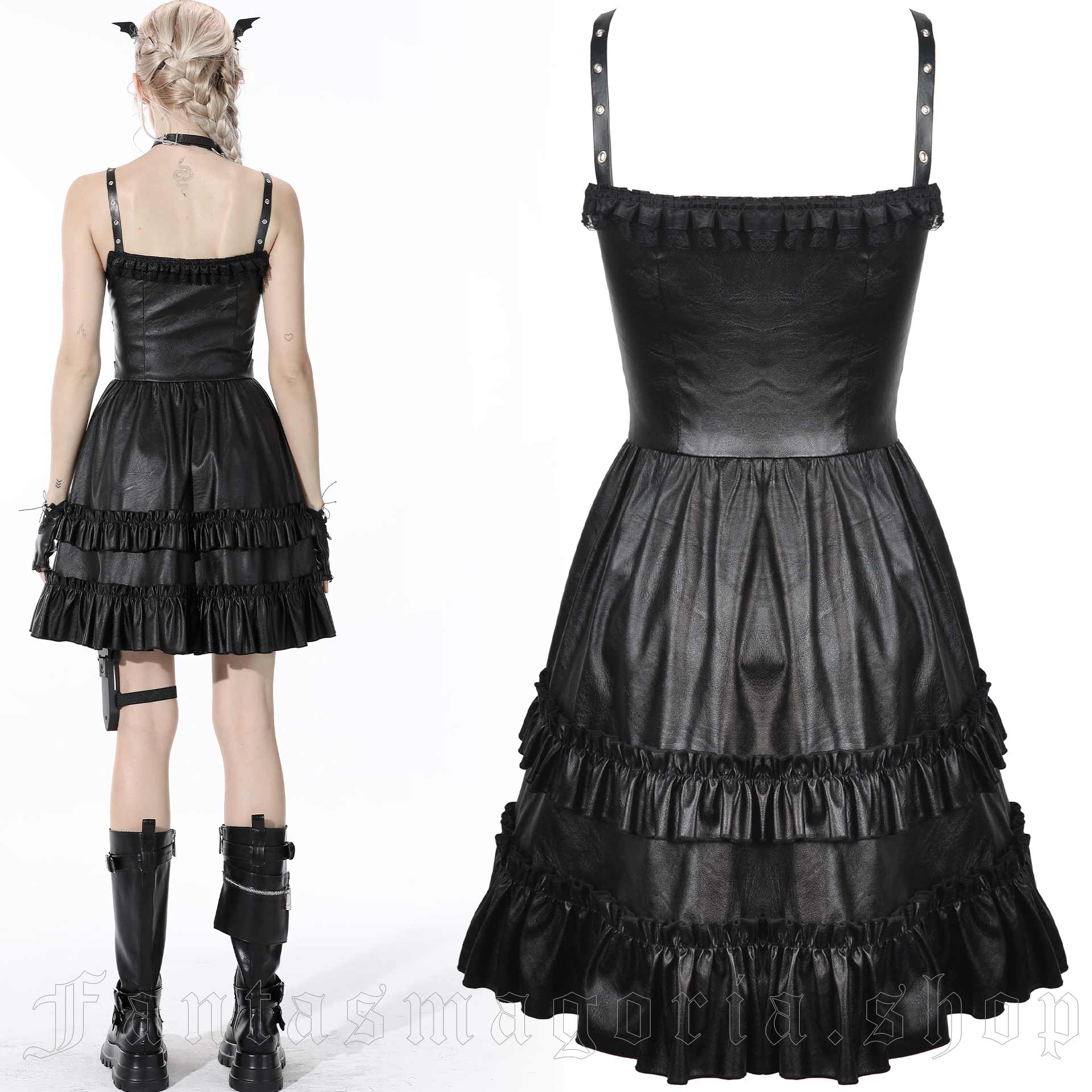 Dark In Love Obsession Diabolique Dress - Nyctophilia Gothic Shop Hamburg