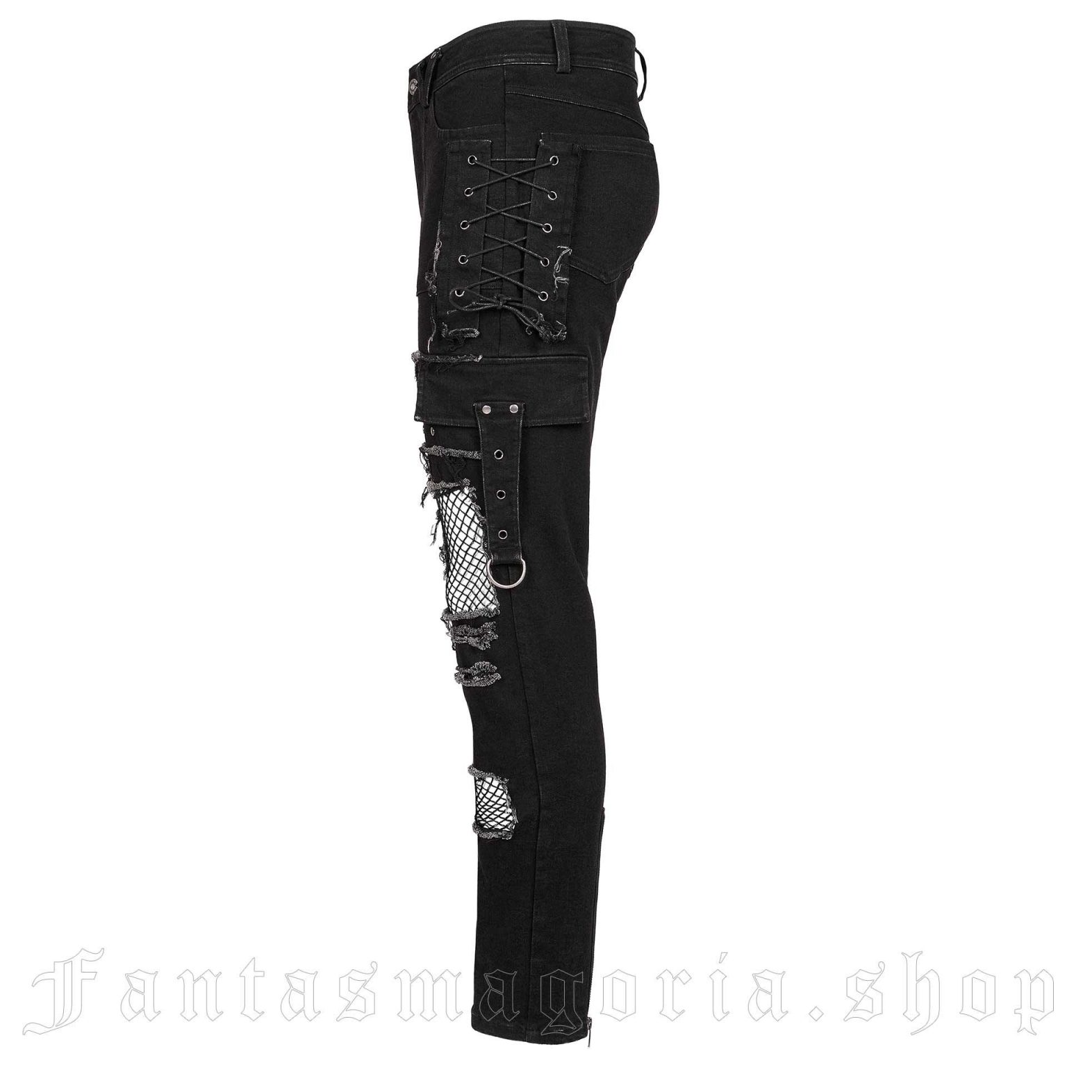 Punk Rave Deranged World Trousers - Nyctophilia Gothic Shop Hamburg