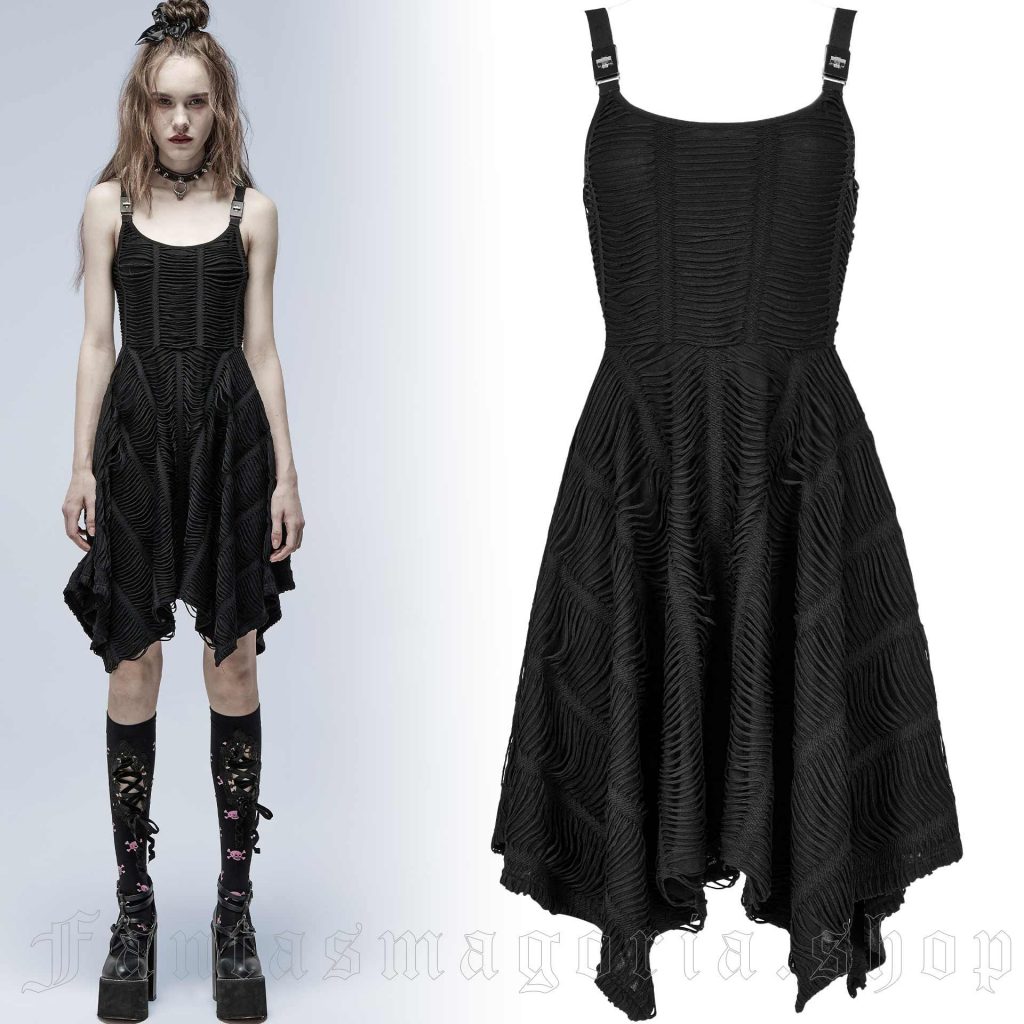 Punk Rave Slasher Dress - Nyctophilia Gothic Shop Hamburg
