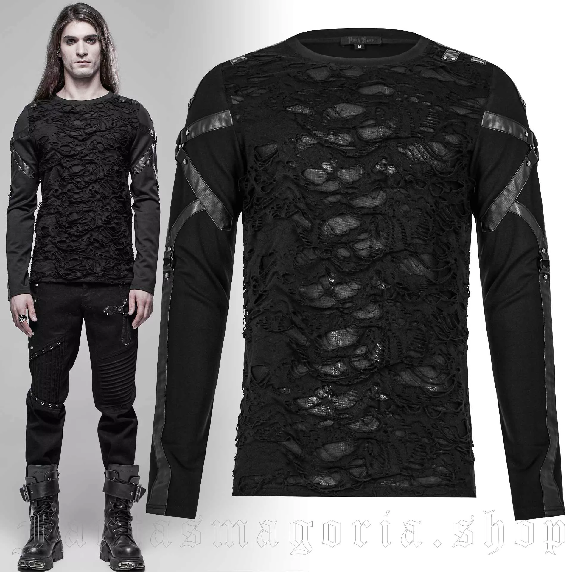 Punk Rave Judgement Day Longsleeve - Nyctophilia Gothic Shop Hamburg