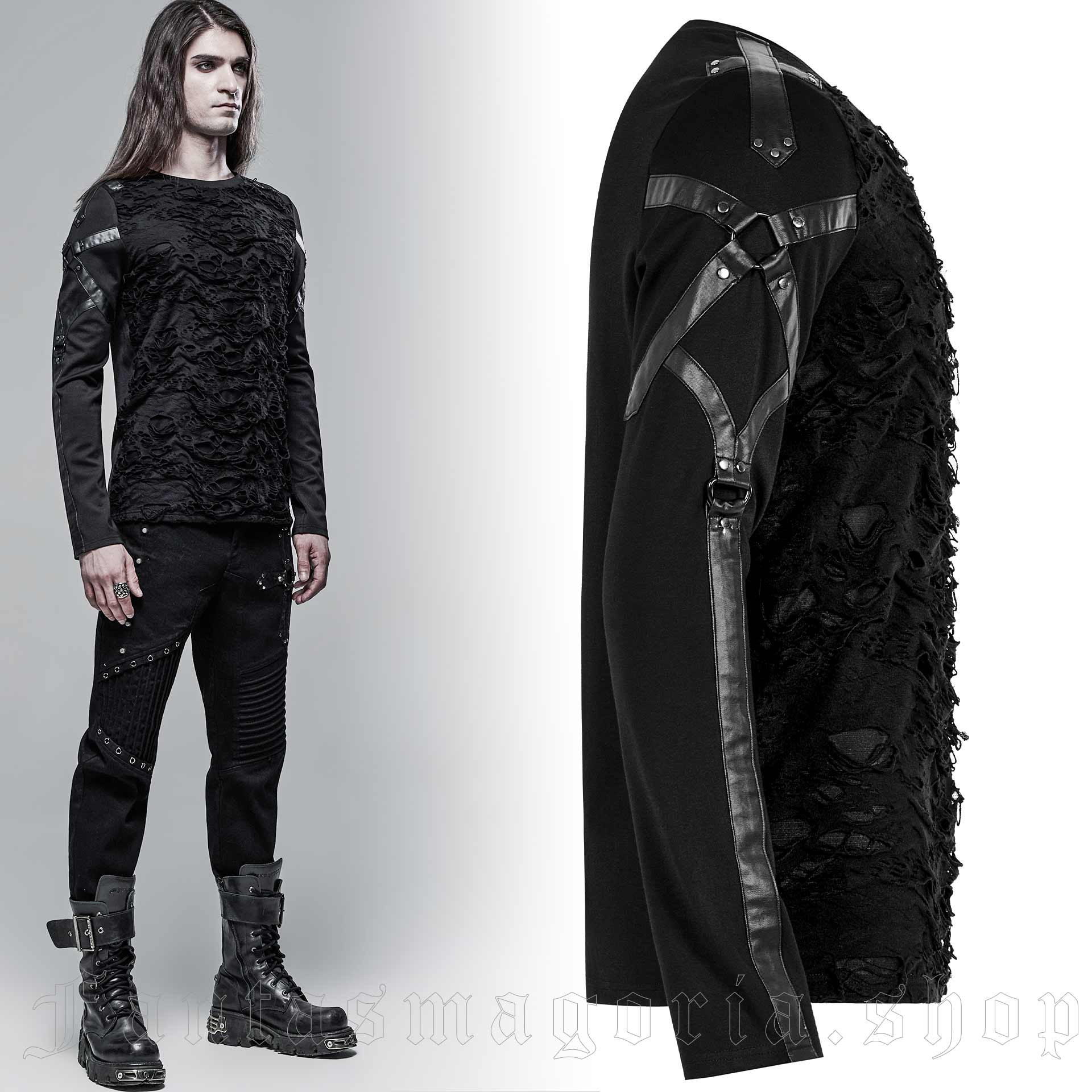 Punk Rave Judgement Day Longsleeve - Nyctophilia Gothic Shop Hamburg