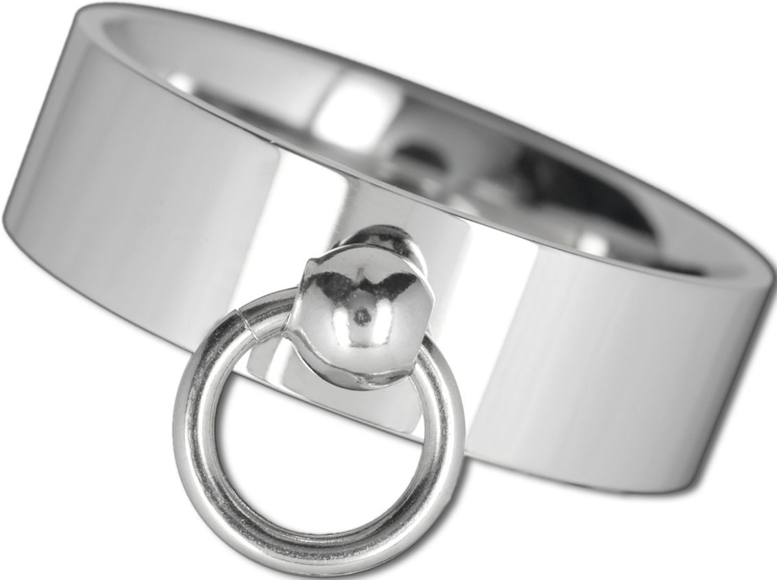 Dark Silver Ring der O silber - Nyctophilia Gothic Shop Hamburg