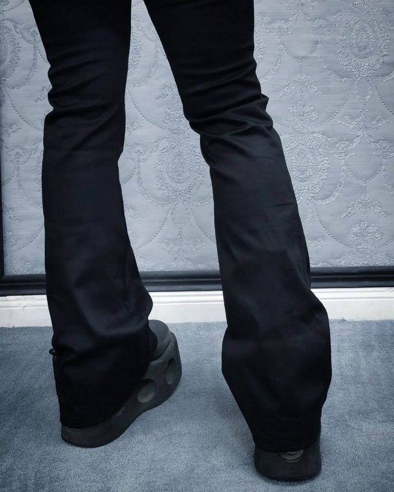 Black Pistol Loons Hipster Pants - Nyctophilia Gothic Shop Hamburg