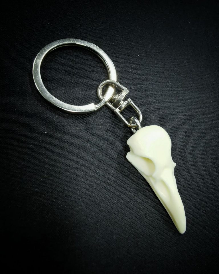 Mystery Creation Schlüsselanhänger Rabenschädel plain - Nyctophilia ...