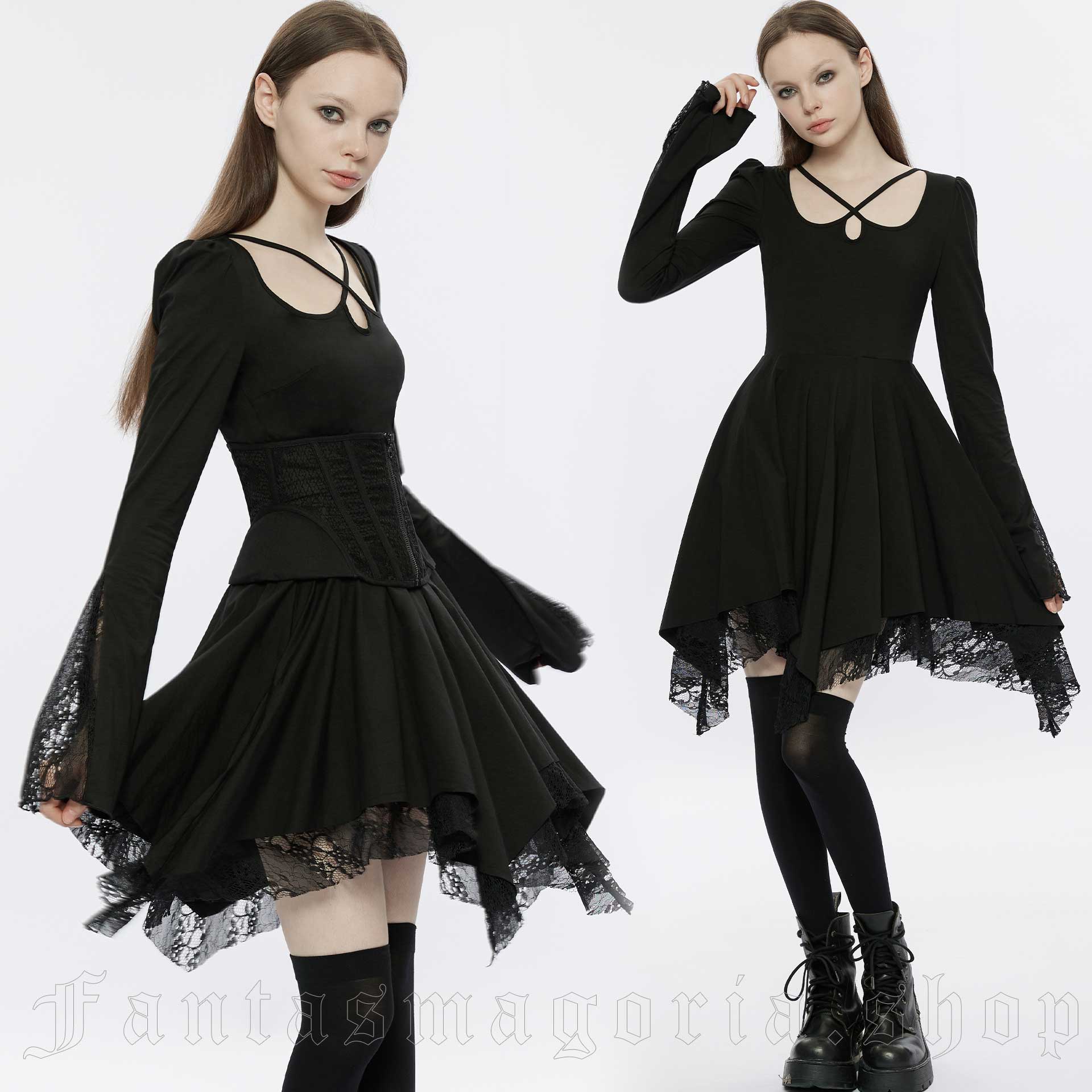 Punk Rave Nevermore Dress - Nyctophilia Gothic Shop Hamburg