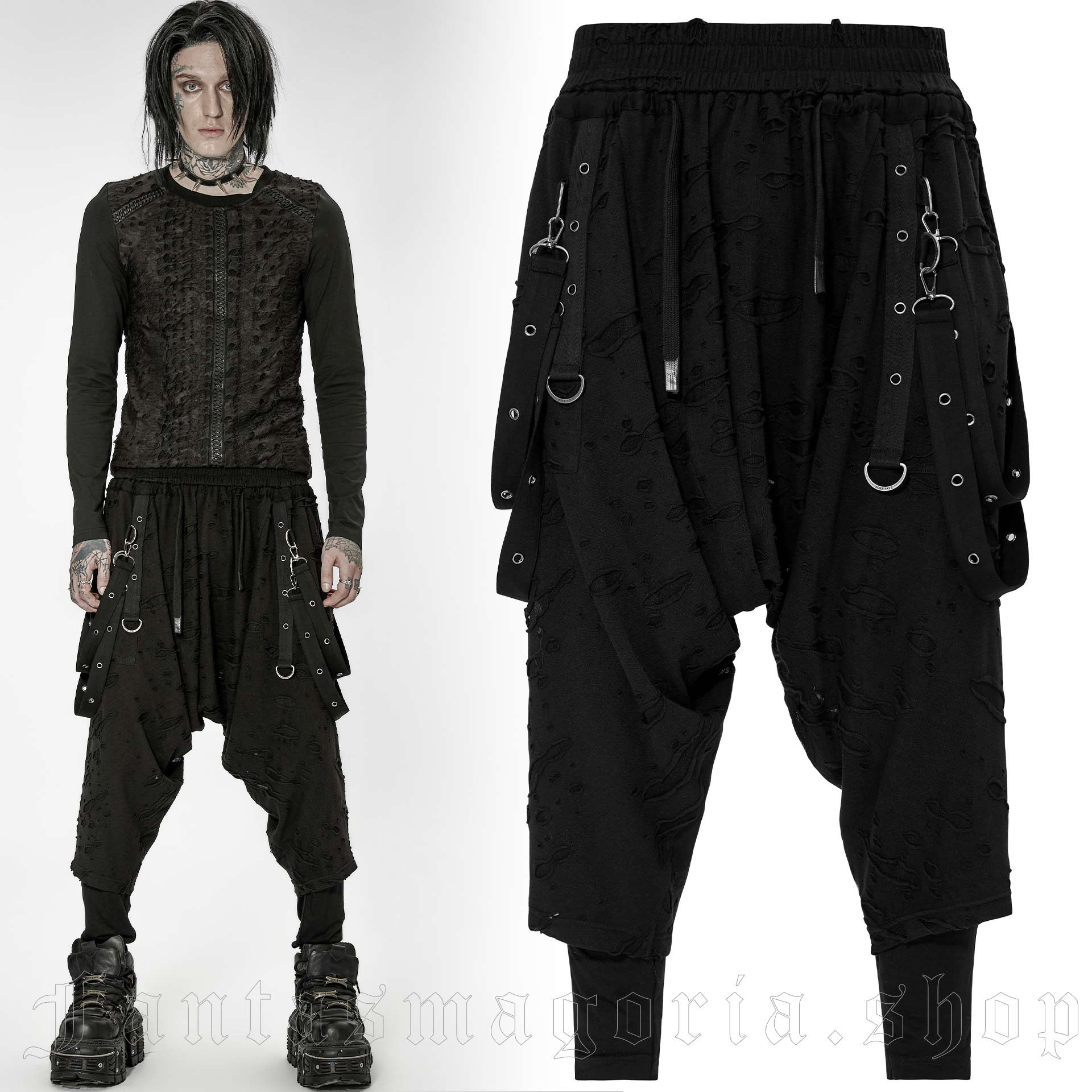 Punk Rave Nomads Tribe Trousers - Nyctophilia Gothic Shop Hamburg