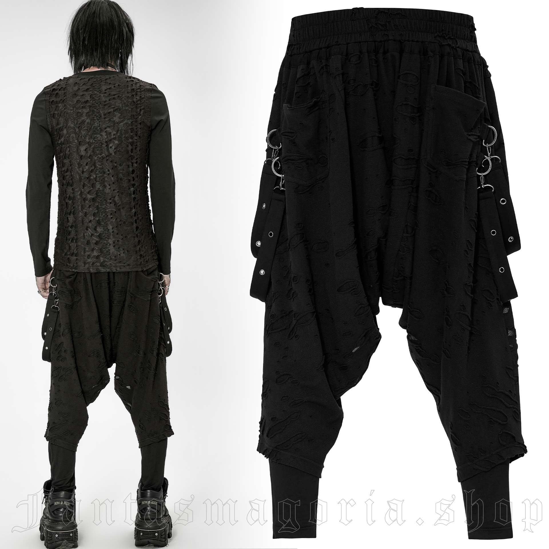 Punk Rave Nomads Tribe Trousers - Nyctophilia Gothic Shop Hamburg
