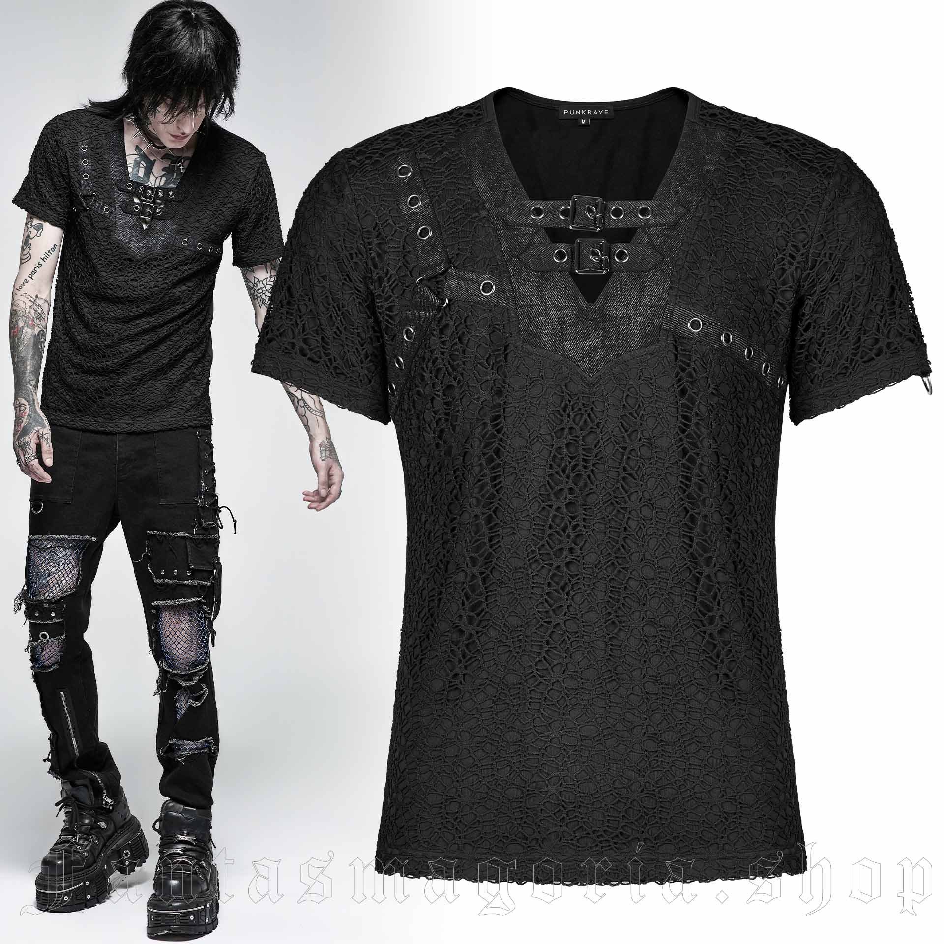 Punk Rave Deviant Behaviour T-Shirt - Nyctophilia Gothic Shop Hamburg