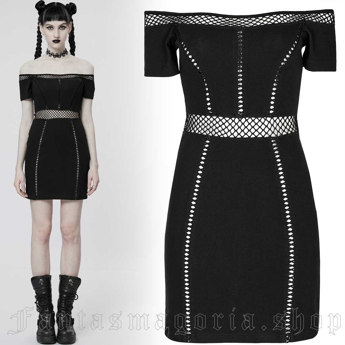 Punk Rave Nexus Dress - Nyctophilia Gothic Shop Hamburg