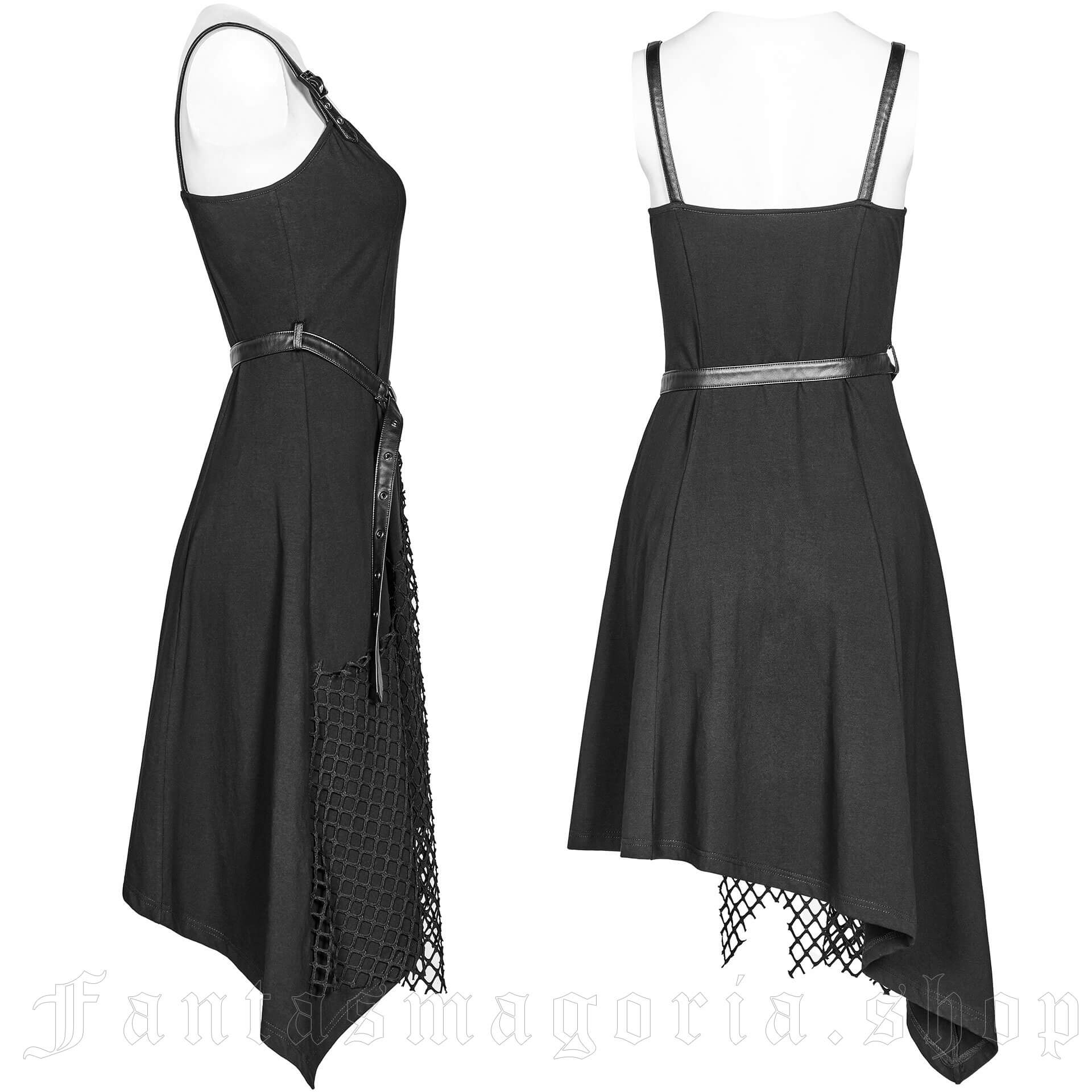 Punk Rave Morphia Black Dress - Nyctophilia Gothic Shop Hamburg