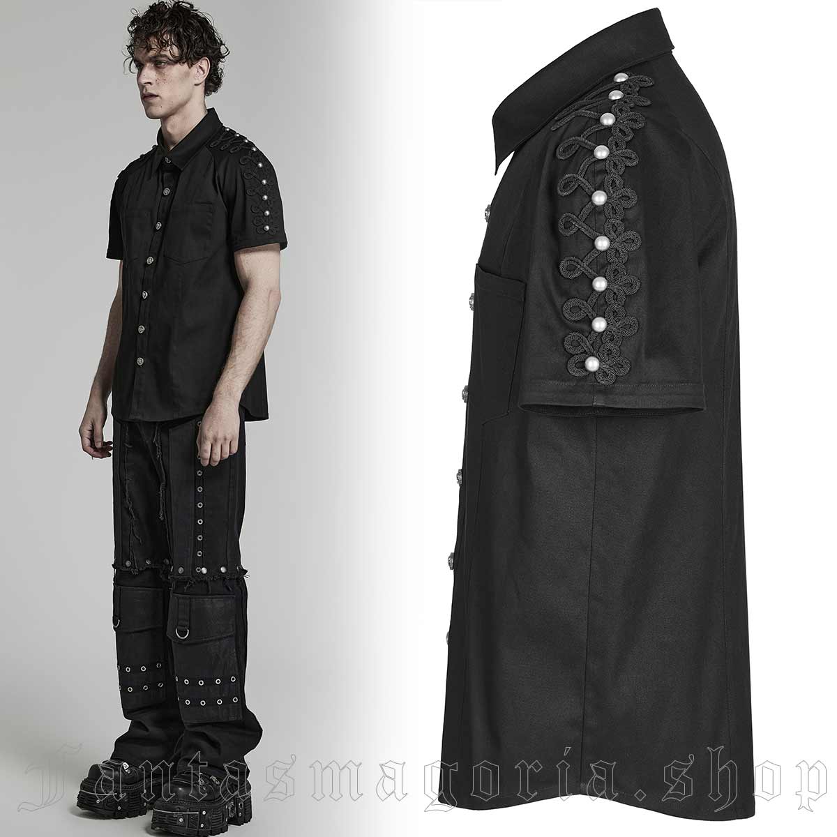 Punk Rave Black Parade Shirt - Nyctophilia Gothic Shop Hamburg
