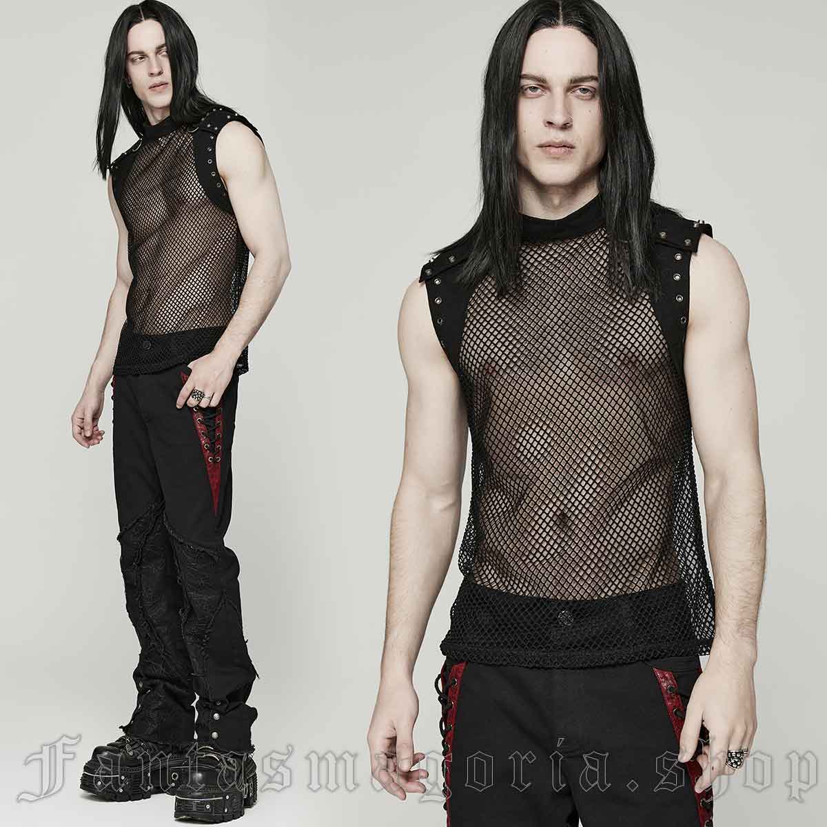 Punk Rave Firestarter Top - Nyctophilia Gothic Shop Hamburg