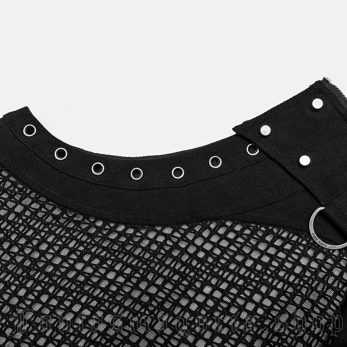 Punk Rave Firestarter Top - Nyctophilia Gothic Shop Hamburg