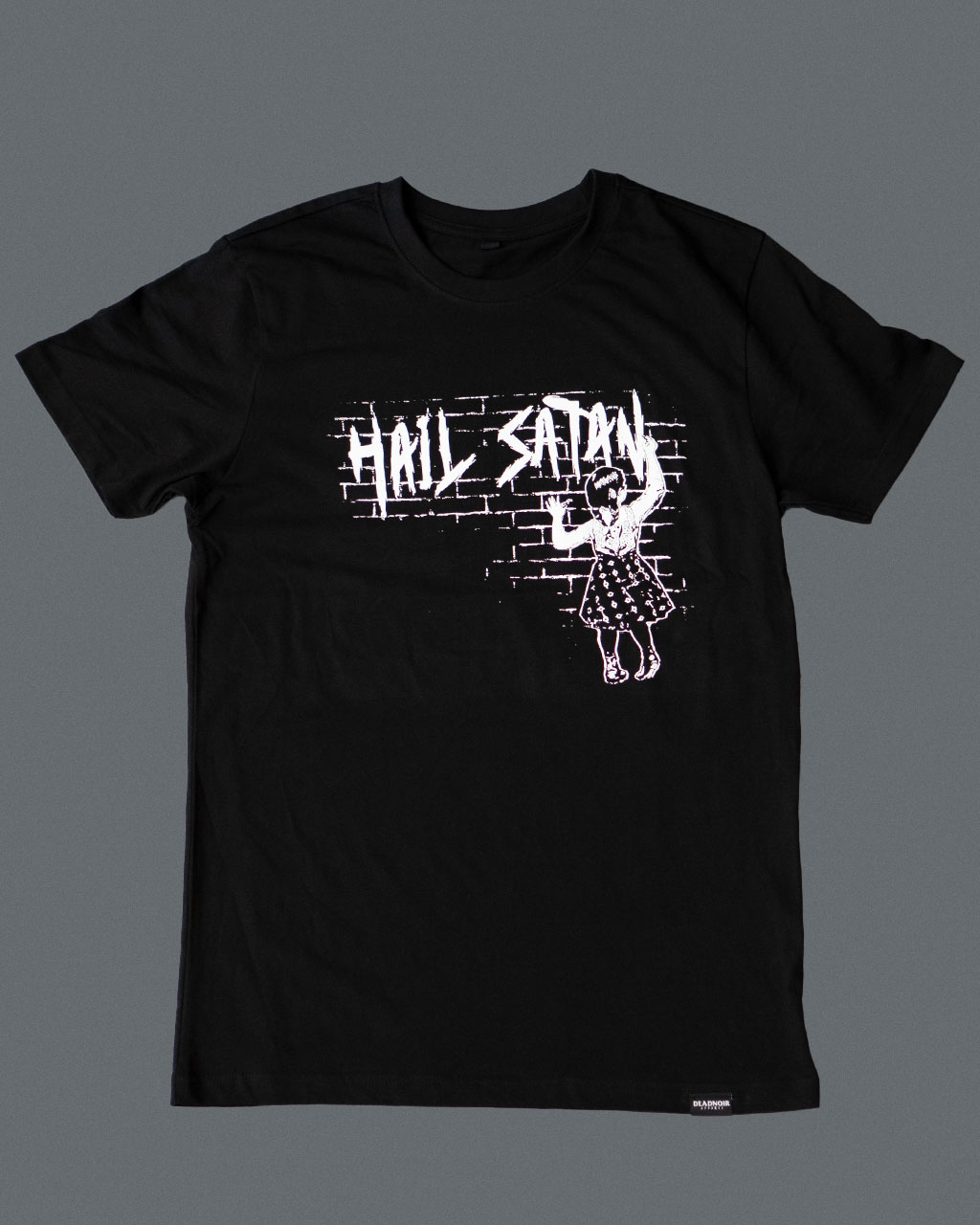 Deadnoir Hail Satan T-Shirt - Nyctophilia Gothic Shop Hamburg