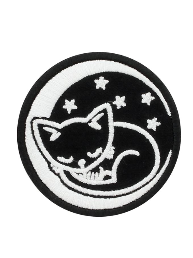 Lunar Cat Patch - Nyctophilia Gothic Shop Hamburg