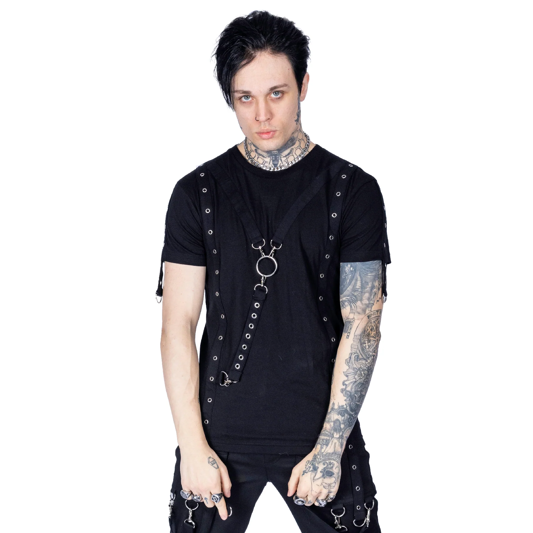 Poizen Industries Thaddeus Top - Nyctophilia Gothic Shop Hamburg